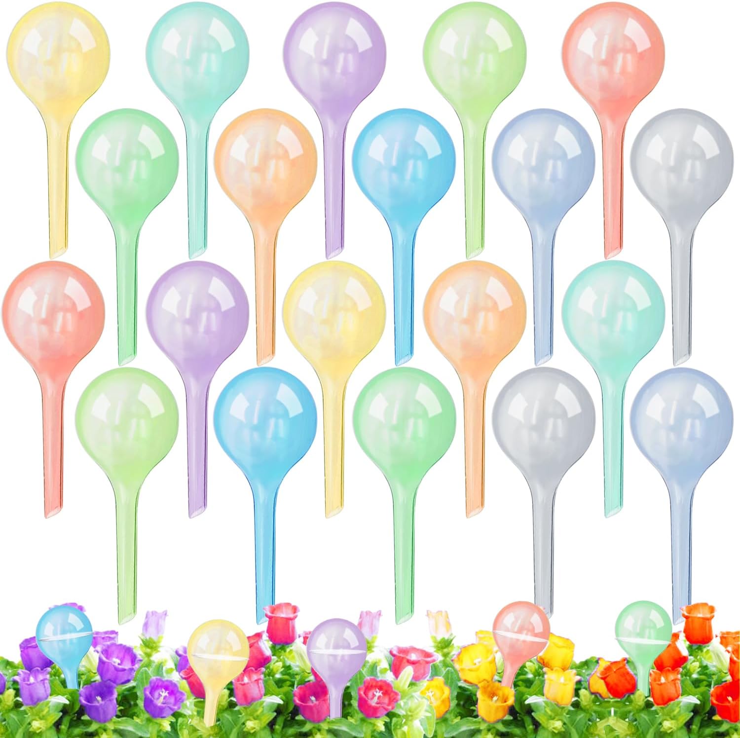 Amazon.com: 20 Pcs Plastic Plant Watering Globes,Self Watering Bulbs ...