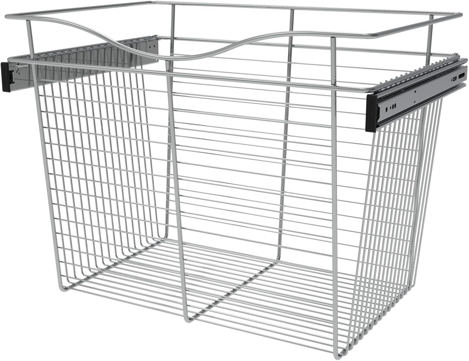 Amazon.com: Rev-A-Shelf - CB-241618CR-1 - Chrome Closet Pull-Out Basket ...