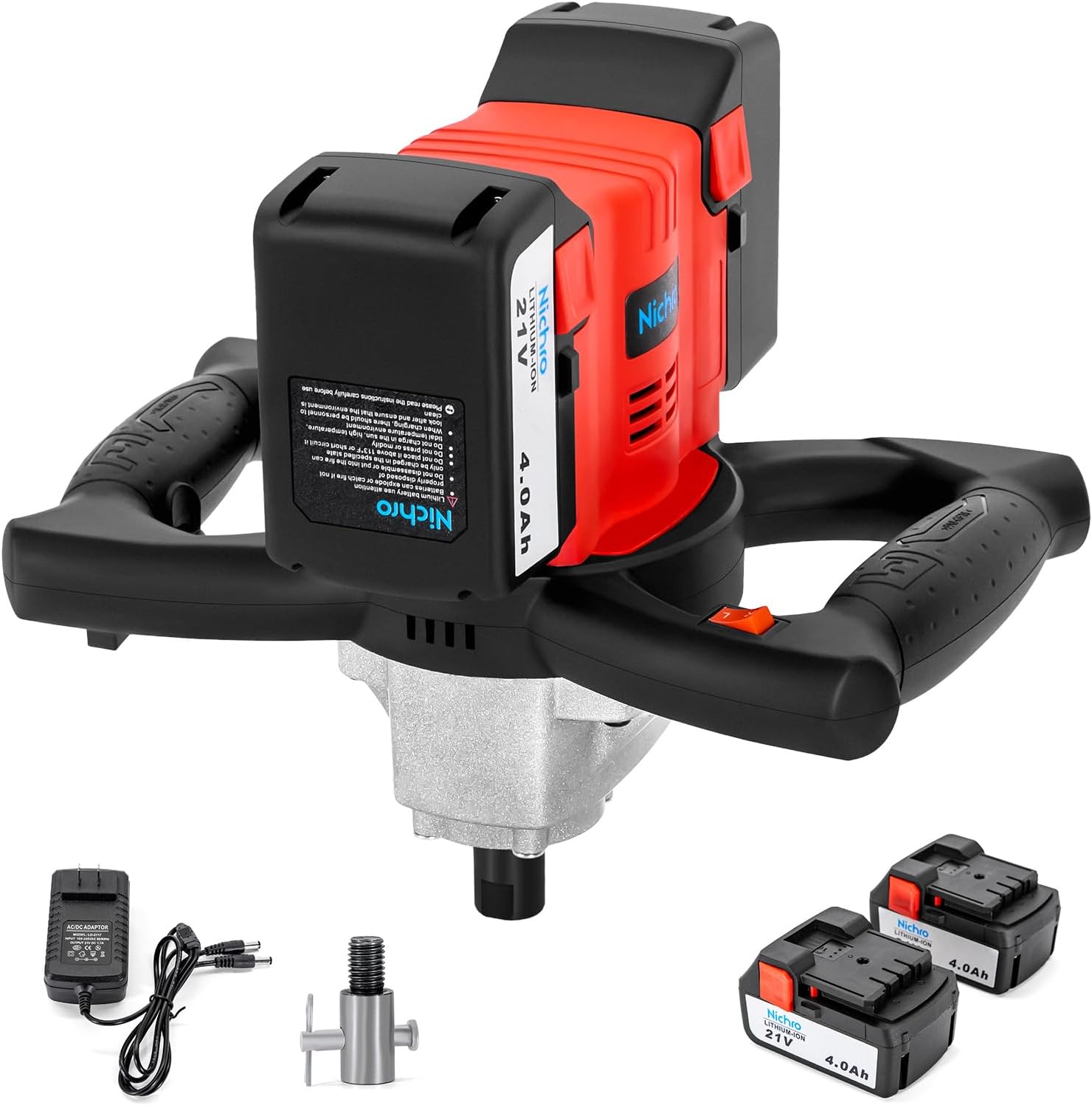 Amazon.com: Nichro 42V Earth Auger Post Hole Digger, Cordless Electric ...