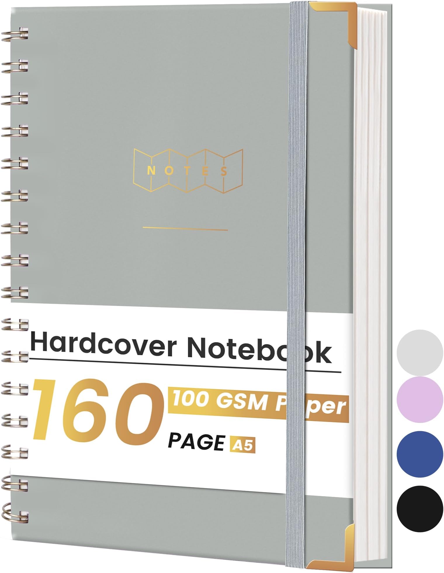 Amazon.com : Yoment Spiral Notebook for Work A5 Small Spiral Notebooks ...