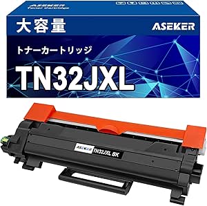 Amazon.co.jp: Aseker 互換 32JXL TN32JXL TN-32JXL トナーカートリッジ大容量黒色3000ページ対応機種ブラザーBrother MFC-L2860DW ...