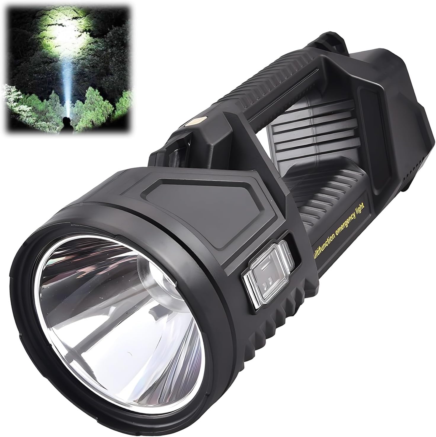 Super Bright Double-Head Spotlight Portable Flashlight, Special Forces ...