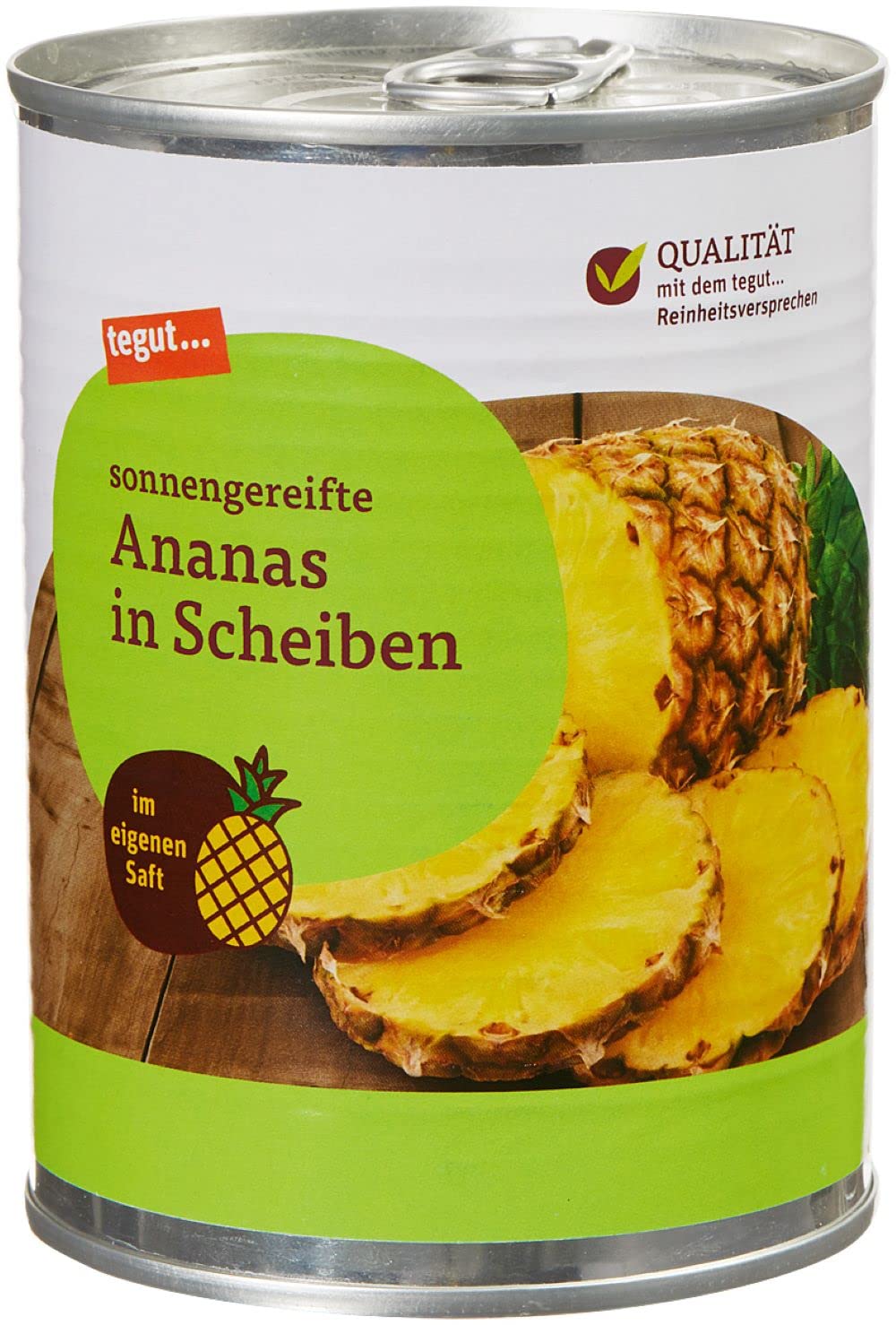 tegut… Ananas Scheiben in Saft, 0,58 l : Amazon.de: Lebensmittel & Getränke