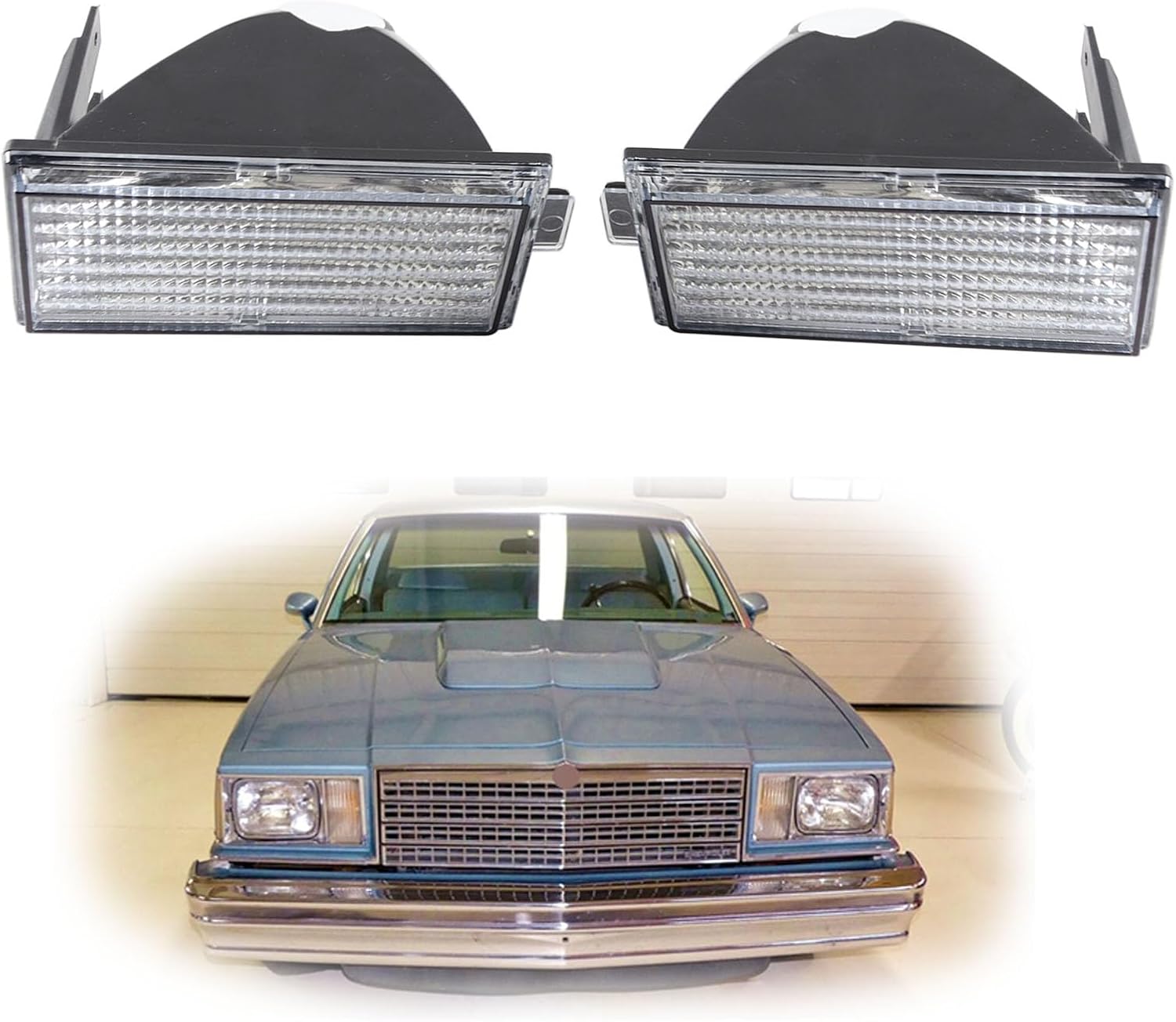 Amazon.com: STILEALUS Pair(2) Front Parking Turn Signal Marker Light ...