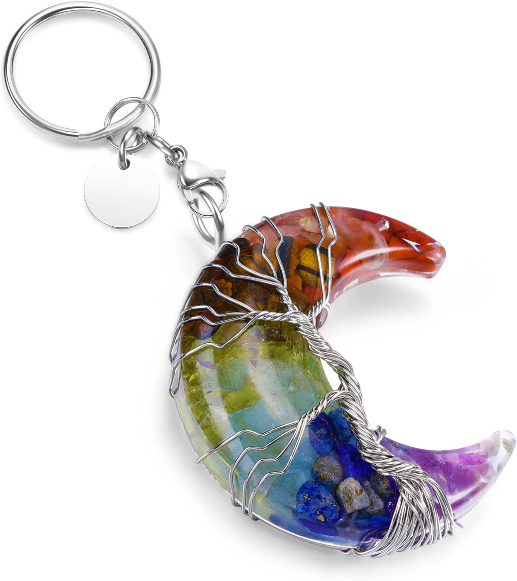 Amazon.com: Large Moon Keychain - Love You To The Moon And Back ...