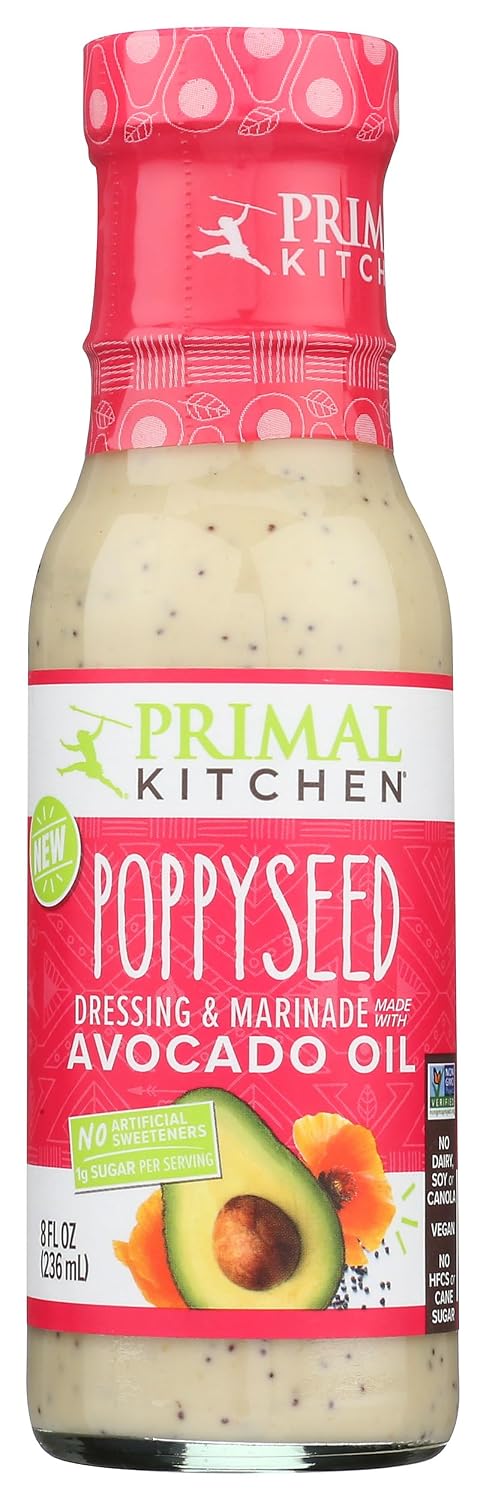 Amazon.com : Primal Kitchen Poppy Seed Dressing & Marinade with Avocado ...