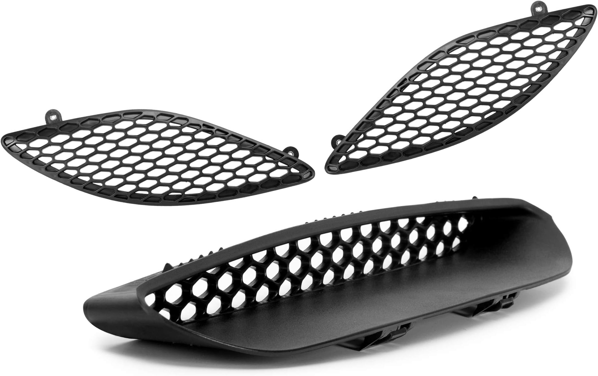 Amazon.com: ECOTRIC Black Hood Scoop Hood Bezels Compatible with 2015 ...