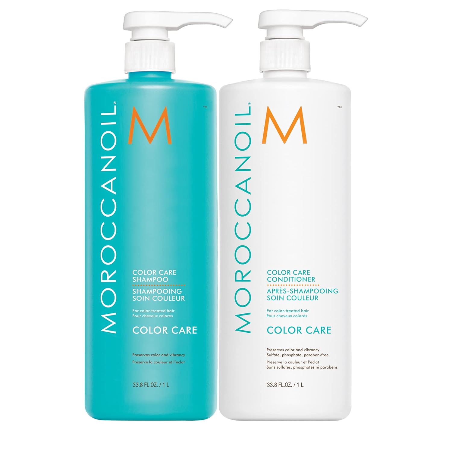 Amazon.com: Moroccanoil Color Care Shampoo and Conditioner, 33.8 Fl. Oz ...