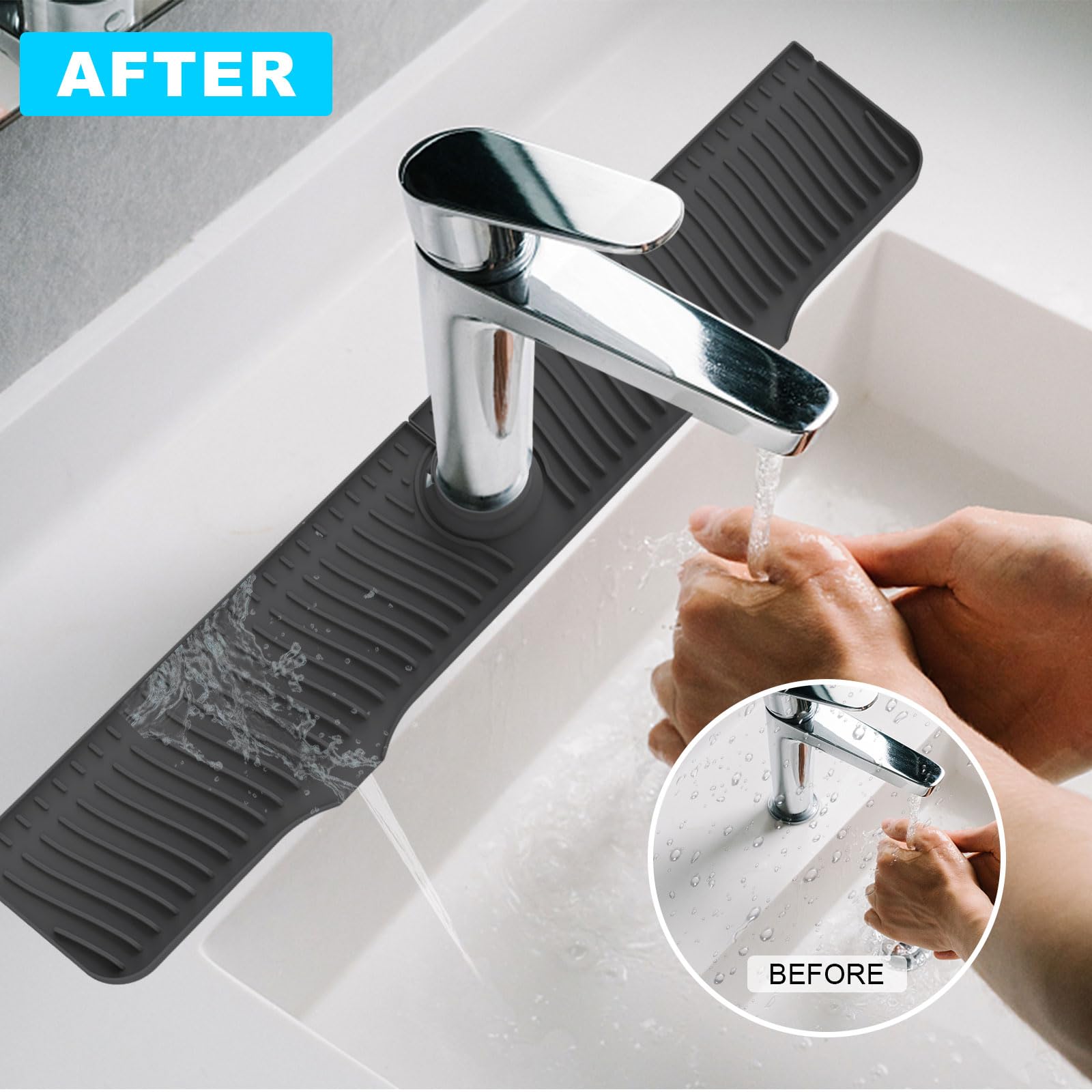 Hopper Sink Splash Protectors