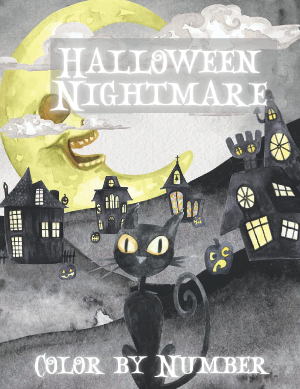 Halloween Nightmare Color By Number For Adults Horror Drawings Scary ...