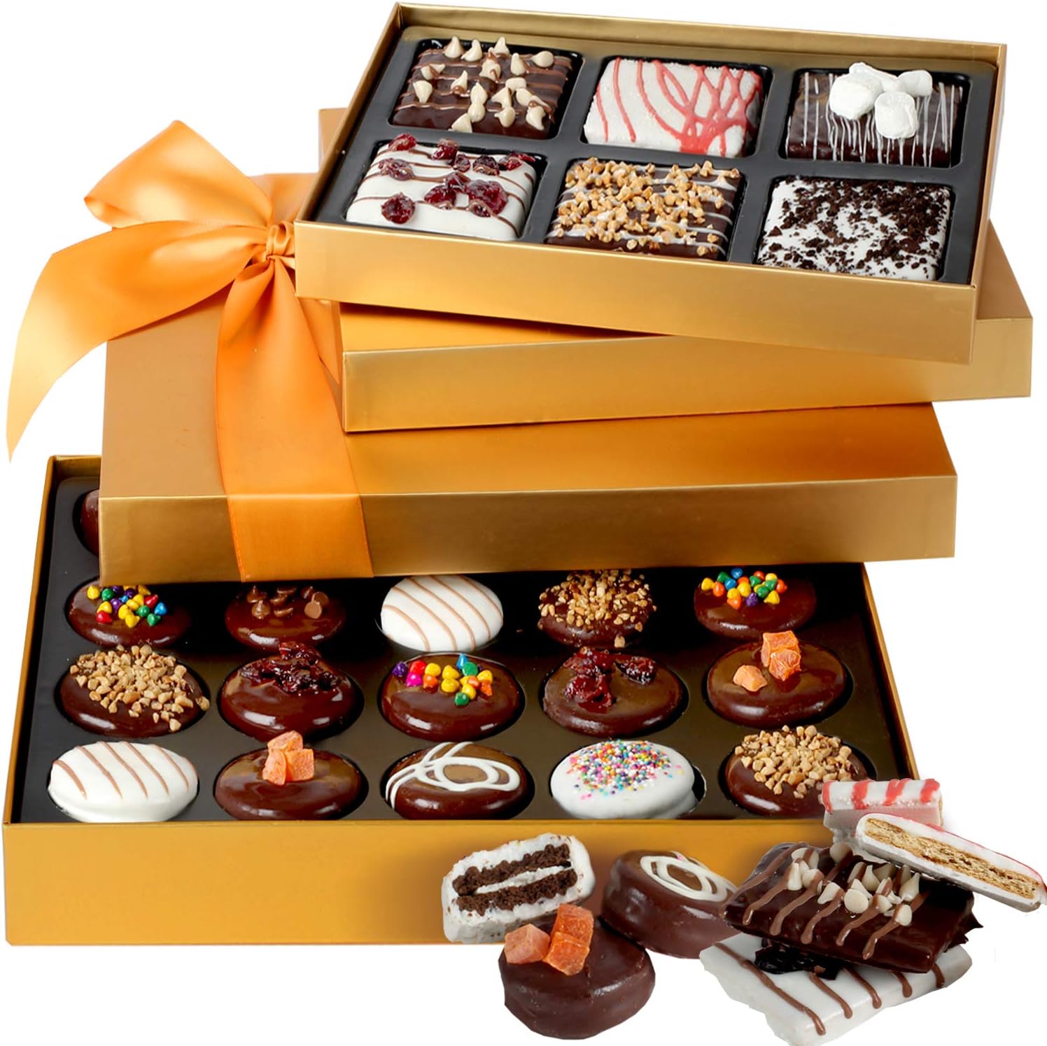 Amazon.com: Chocolate Tower Gift Boxes - Chocolate Gift Basket ...