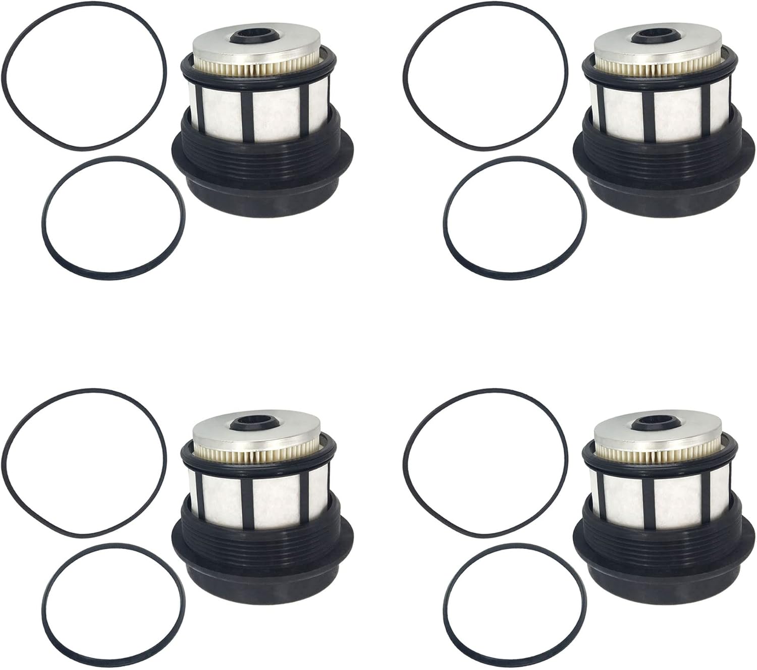 Amazon.com: 4PCs of Fuel Filter W/ Cap Compatible with 1999-2003 Ford ...