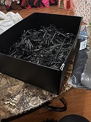 Amazon.com: WLUSEAXI Large Gift Box With Lids,13.1x9.8x4.9 Inch Black ...