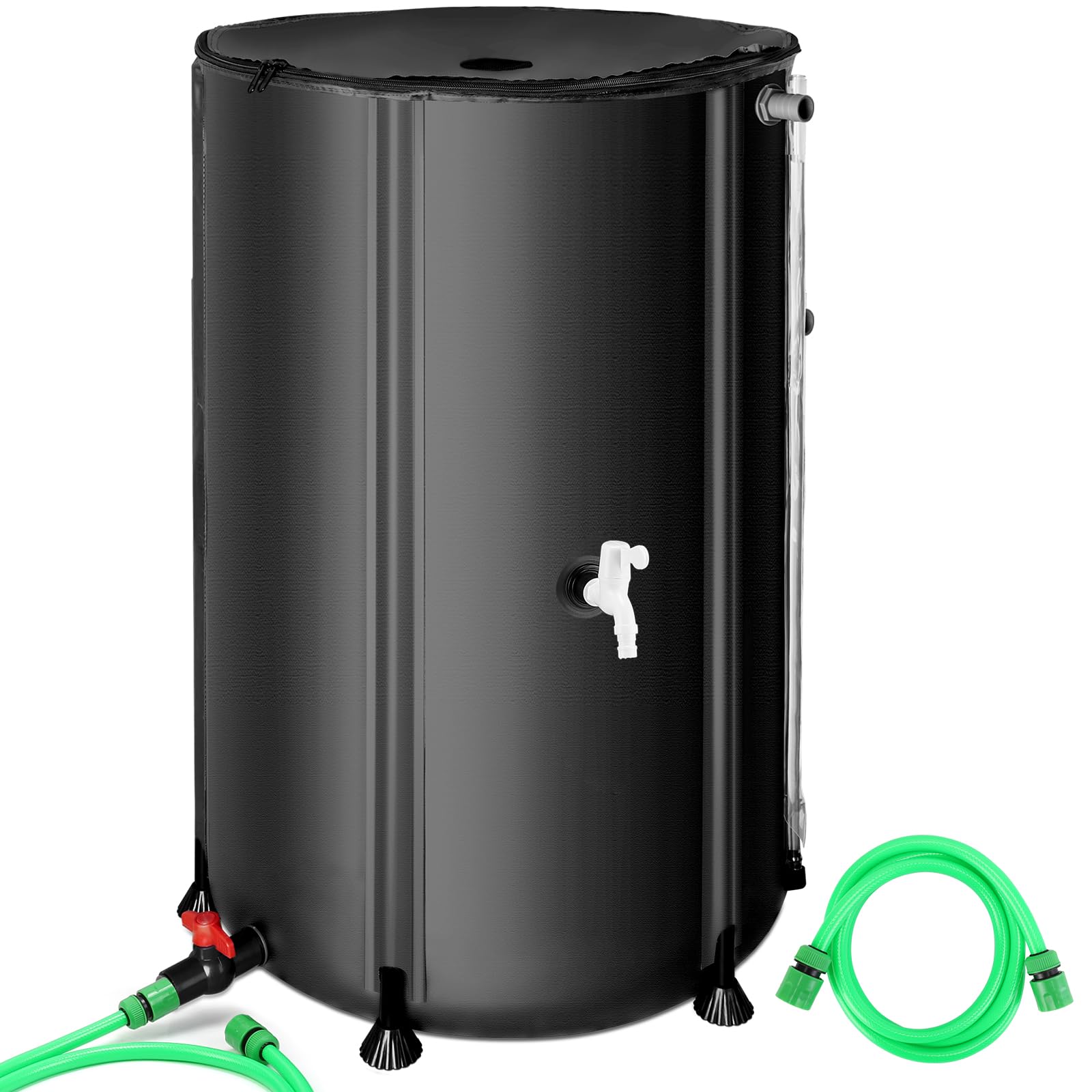 Rain Barrel Water Collection System 53 Gallon - Collapsible Portable ...