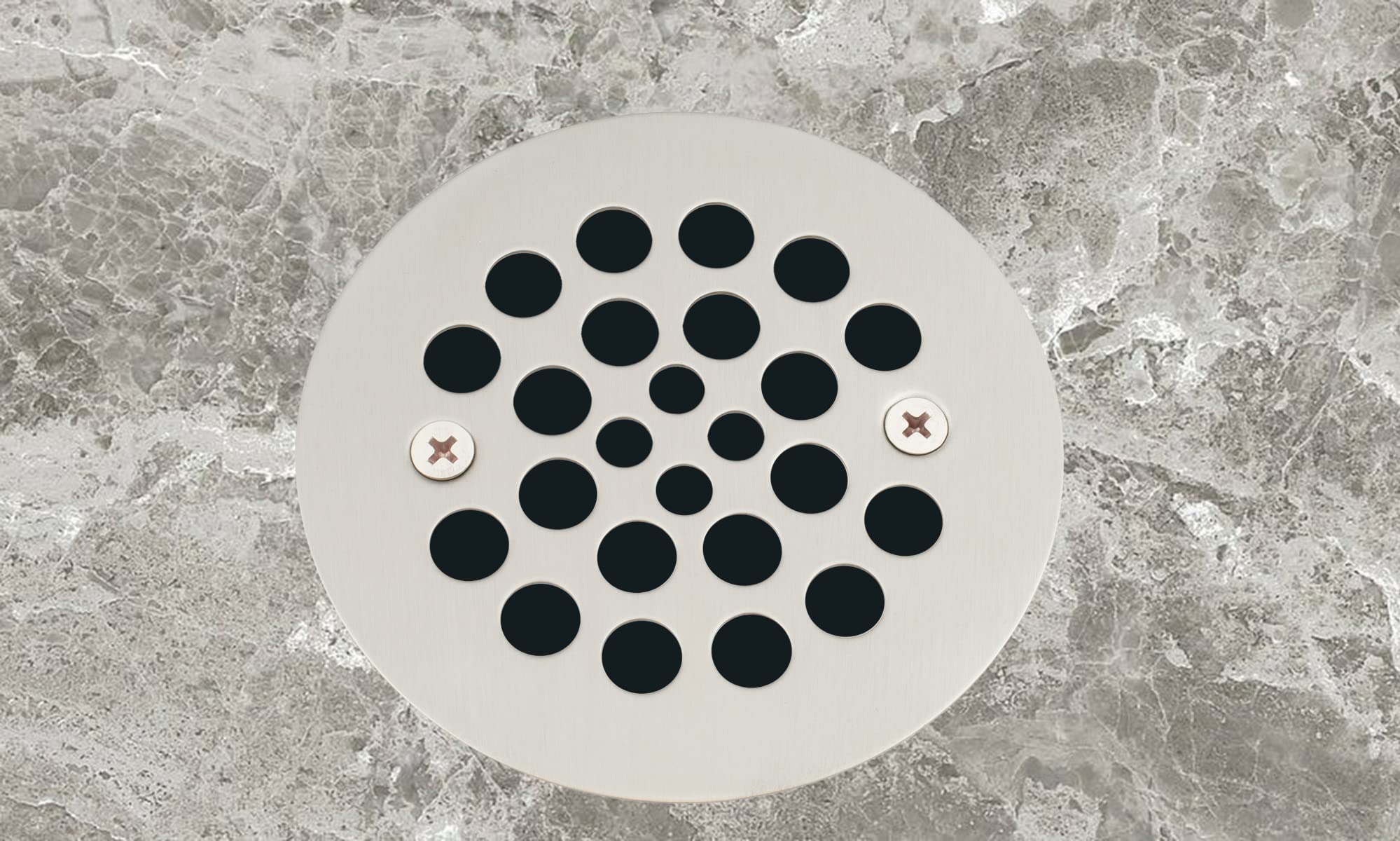 Snapklik.com : Artiwell 4-1/4 Shower Strainer Drain Trim Set, Screw-in ...