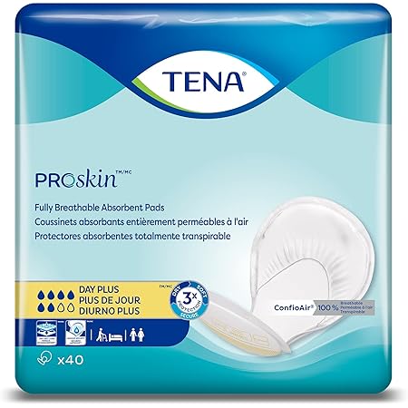 Amazon.com: TENA Incontinence Pads, 3XL Plus Size, Overnight Absorbency ...