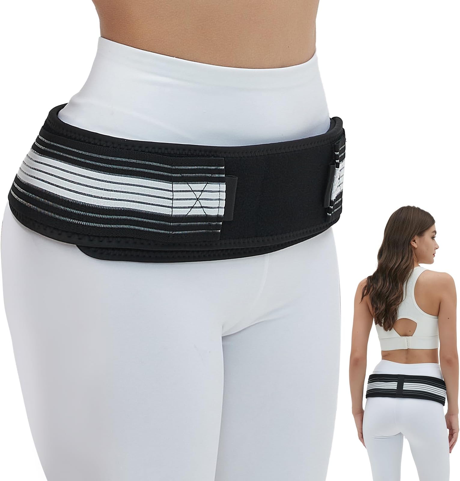Amazon.com: AngeFlow Sacroiliac Belt for Women and Men - SI Joint Belt ...
