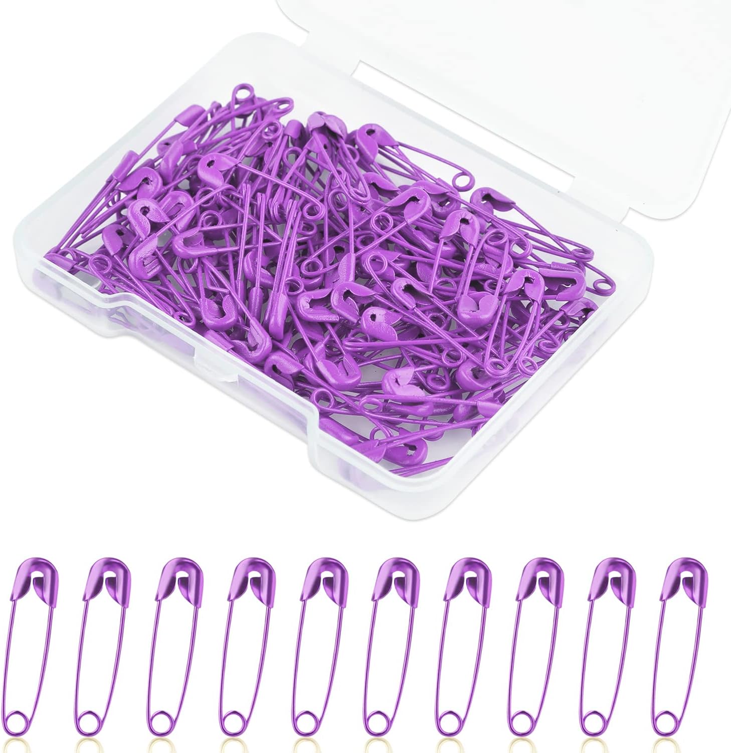 Amazon.com: 19mm Safety Pins, 120pcs Metal Mini Safety Pins for Clothes ...