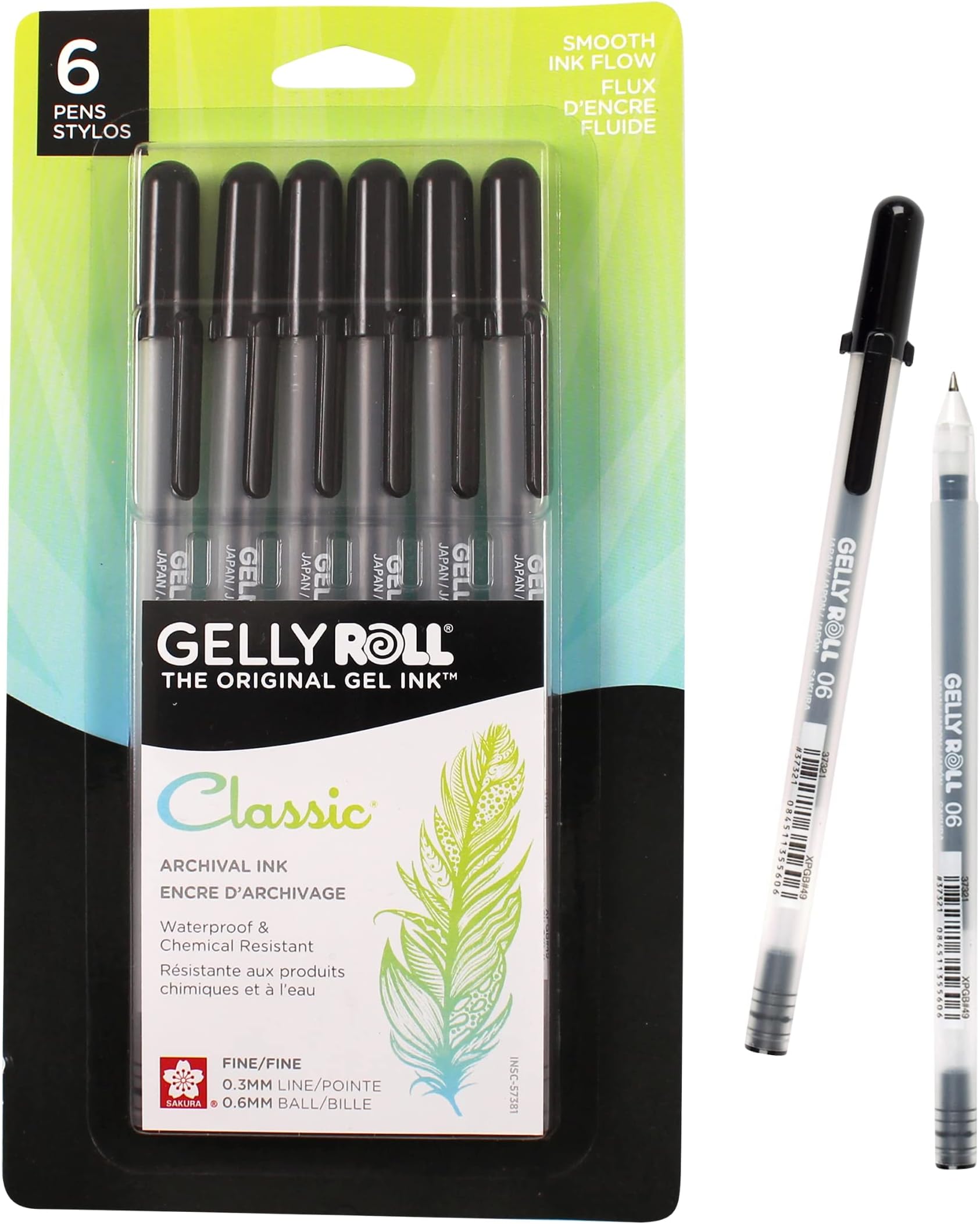 Amazon.com: SAKURA Gelly Roll Gel Pens - Fine Point Ink Pen for ...