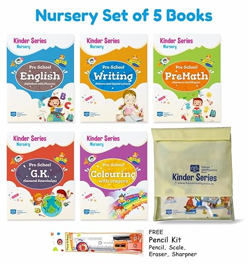 Buy Kinder Series Nursery Text Books - ALL IN ONE BOOKS SET - Total 5 ...