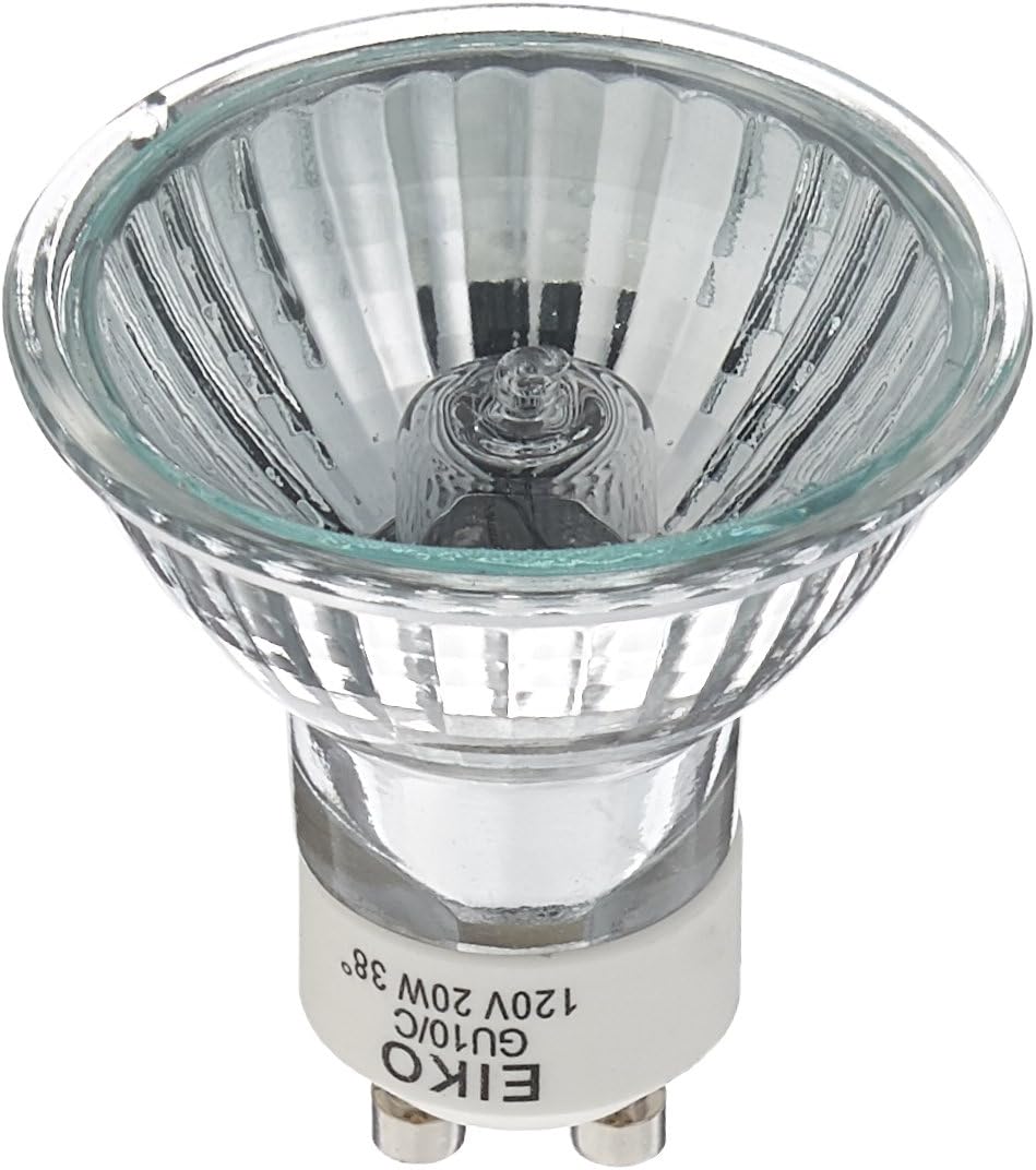 Eiko BAB-FG-GU10-120V 38 Degree Flood MR16 GU10 Base Halogen Bulb, 120V ...