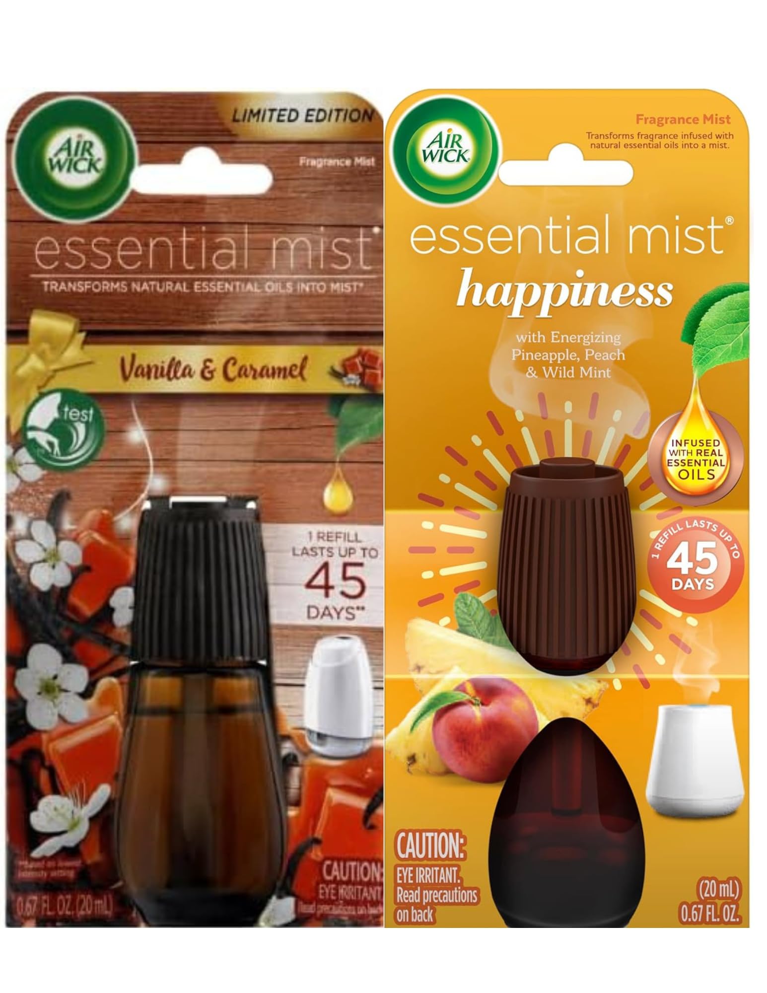 Air Wick Essential Mist Diffuser Oil Refills Combo Pack, Set of 2 ...