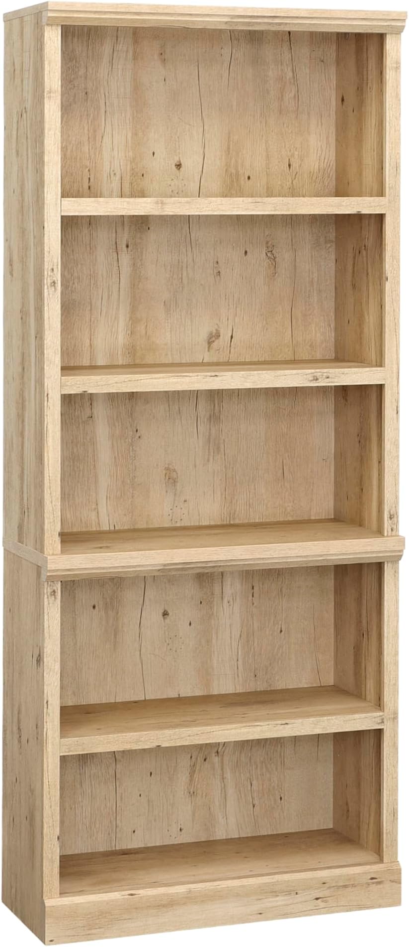 Amazon.com: Sauder Aspen Post 5-Shelf Bookcase, Prime Oak Finish : Home ...