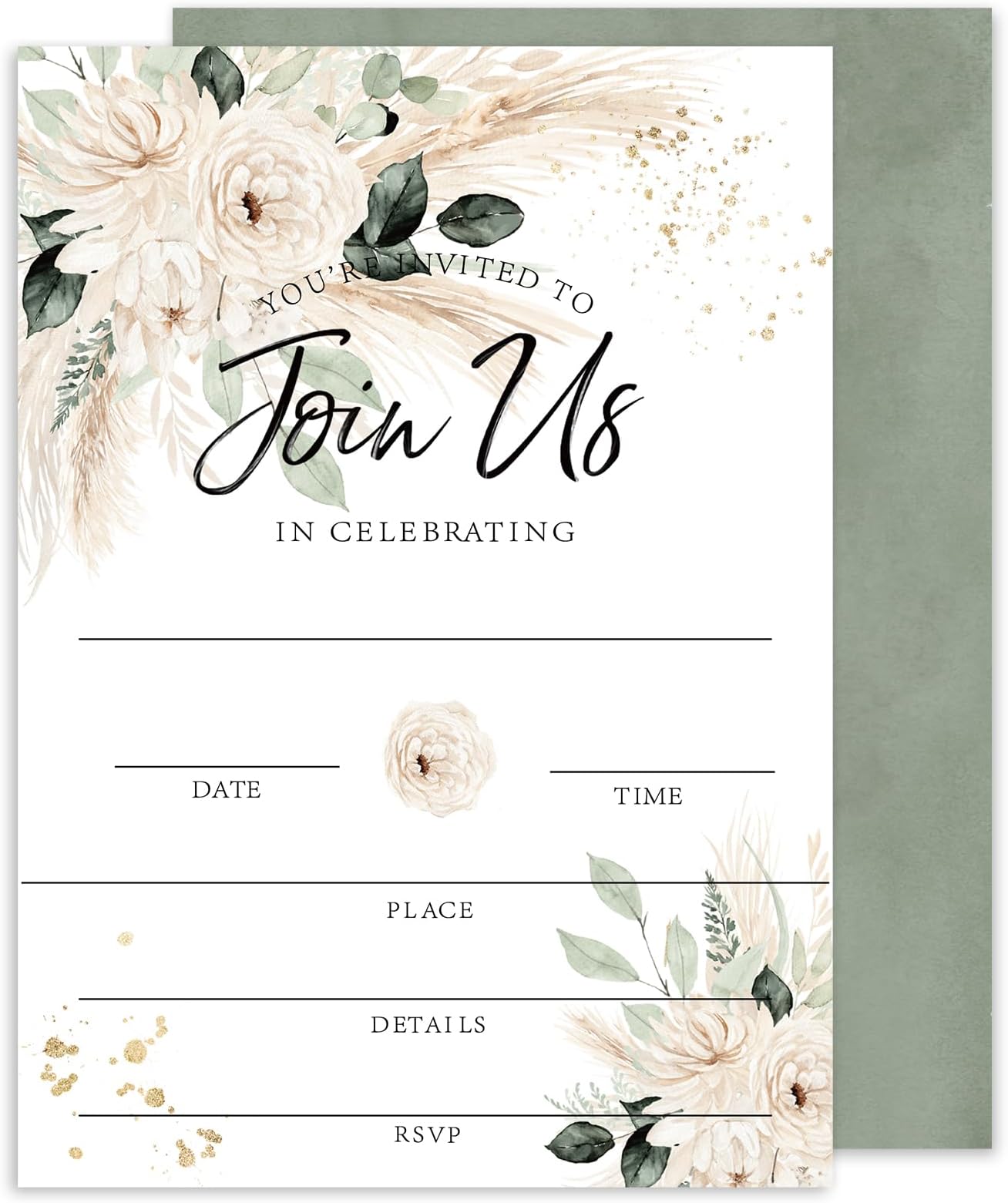 Amazon.com : All Ewired Up 50 Elegant Floral Geometric Elegant Frame ...