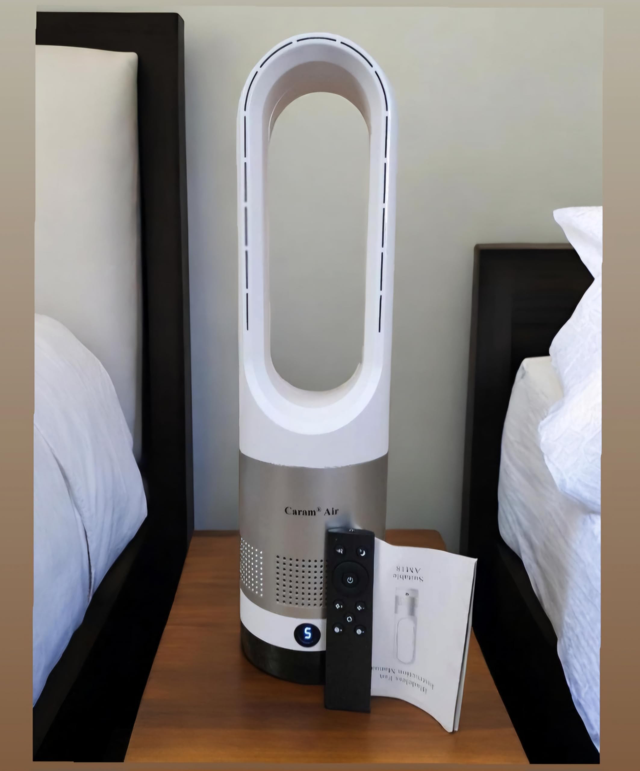 Amazon.com: Generic Caram Air Bladeless Fan, 22"" Tower Fan with Touch ...