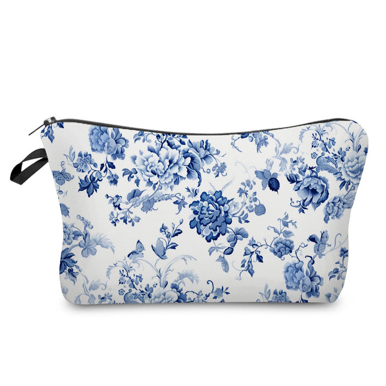 Amazon.com: YULUENZE Blue And White Porcelain Cosmetic Bag for Women ...