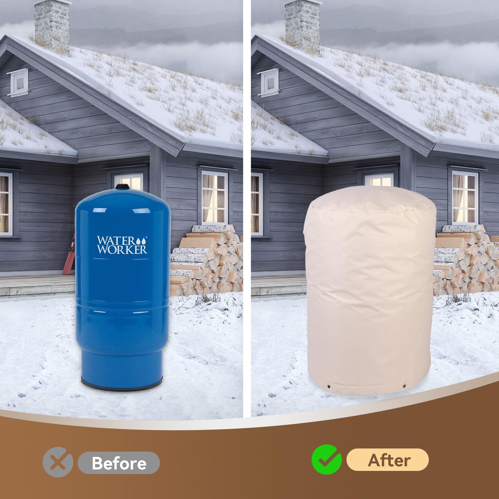 Well Insulated Water Tank Covers Insulated Water Tank Cover 550 Ltr