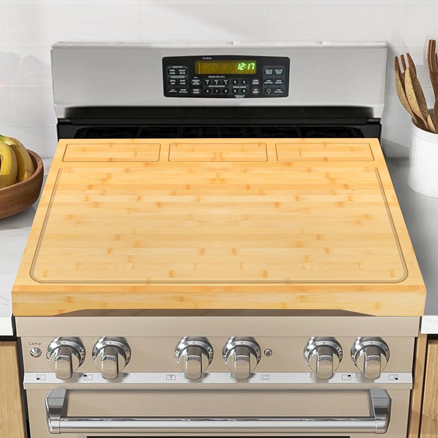 Amazon.com: PURENJOY Stove Top Covers for Electric Gas Stove Burners ...