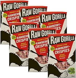 Raw Gorilla Rawberry Crispies - 250g | 6 pack : Amazon.co.uk: Grocery