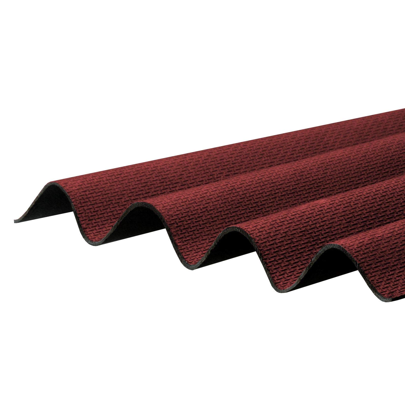 Buy Red Bitumen Corrugated Roof Sheet Shed Garage Barn Lean-to Corrapol ...