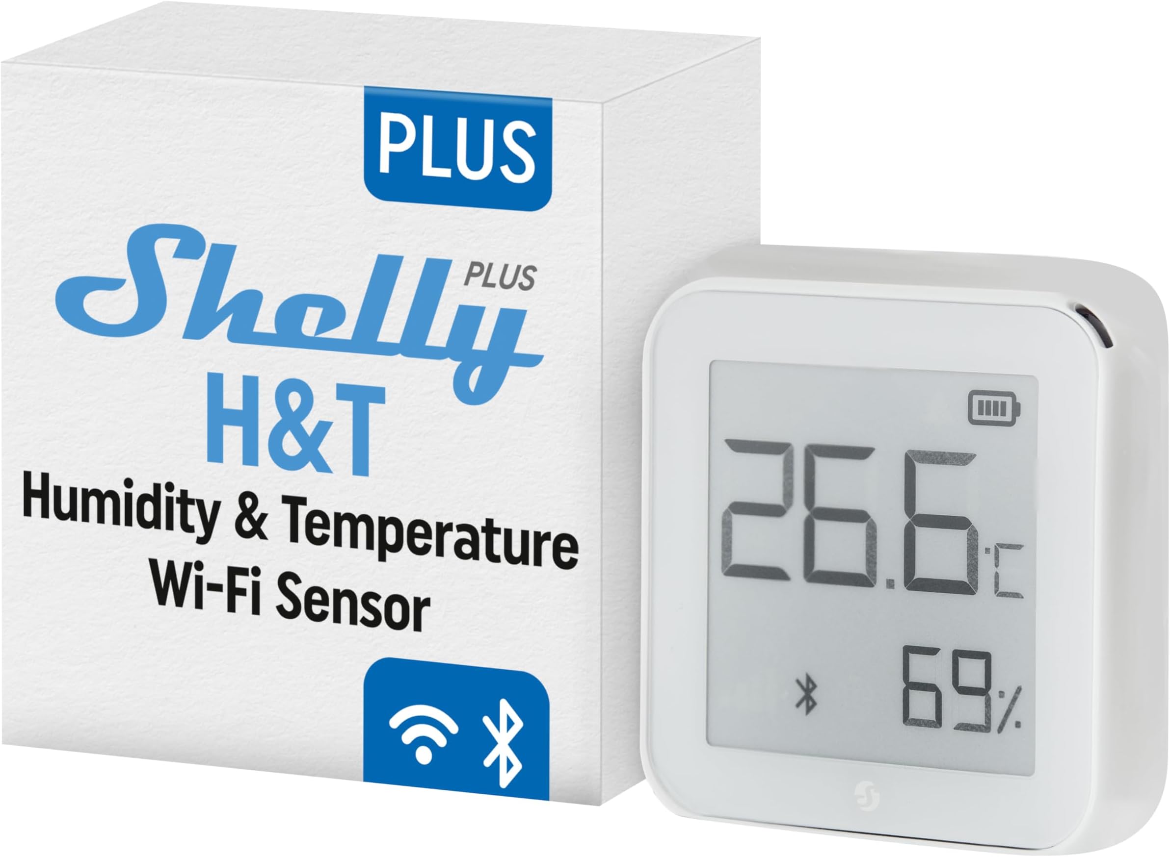 Shelly Plus H&T | Capteur de température et d'humidité connecté | Wi-Fi & Bluetooth ...