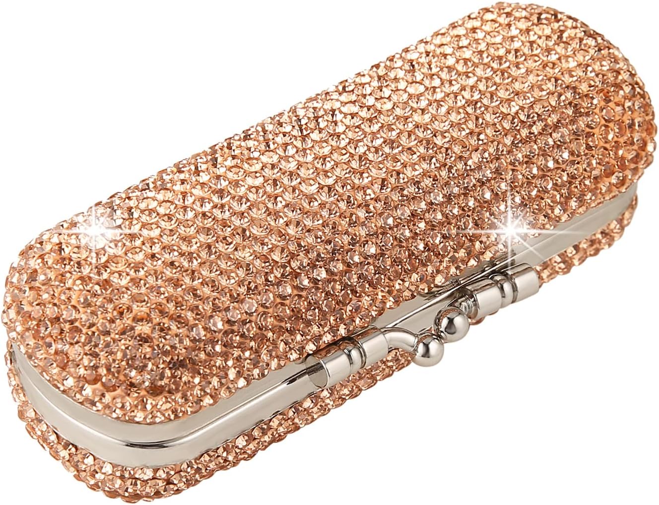 Amazon.com: AsAlways Shiny Rhinestone Crystal Portable Lipstick Case ...