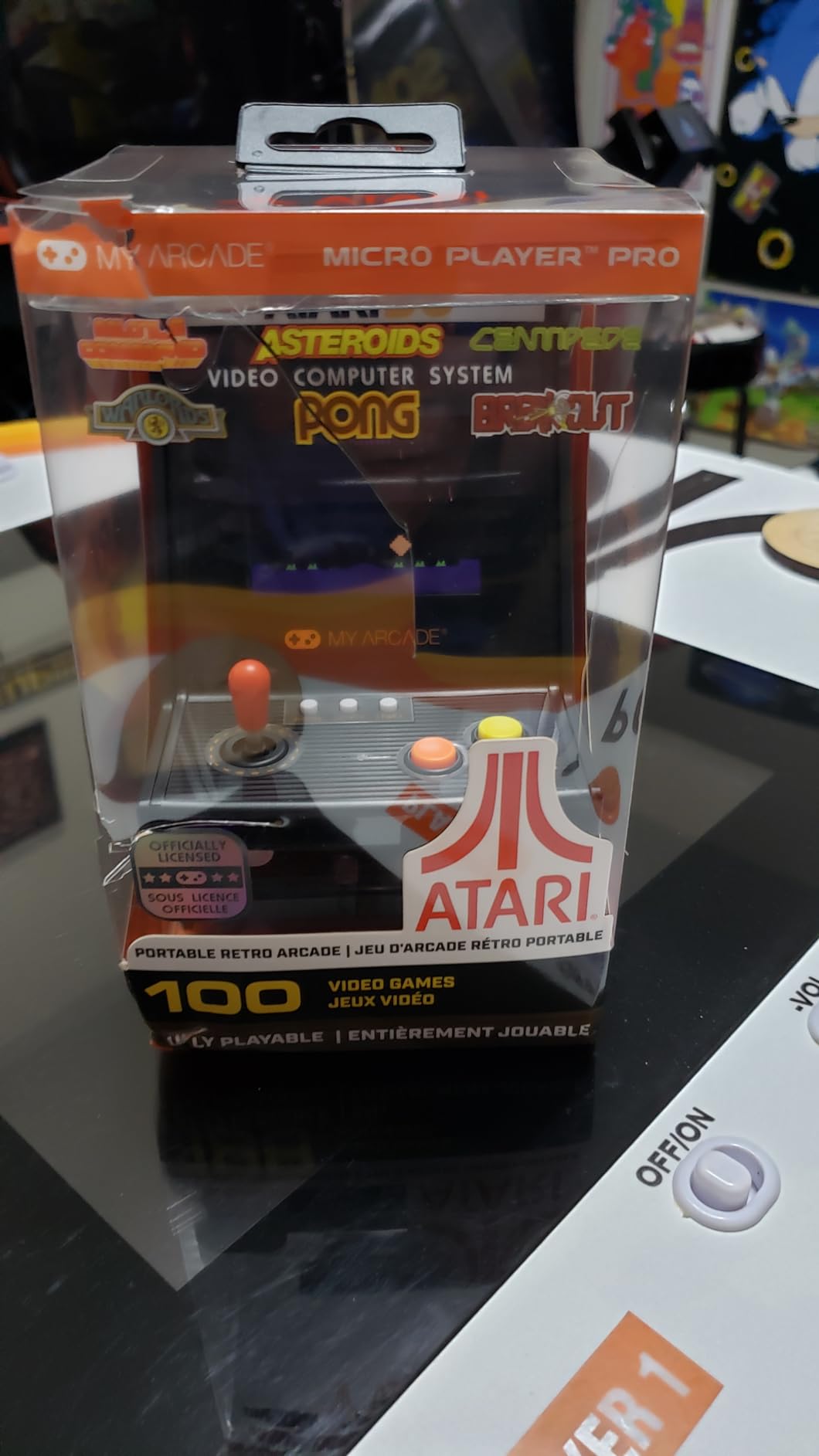 $9/mo - Finance My Arcade Atari Micro Player Pro: 100 Arcade Classics Games, 6.75" Portable Mini ...