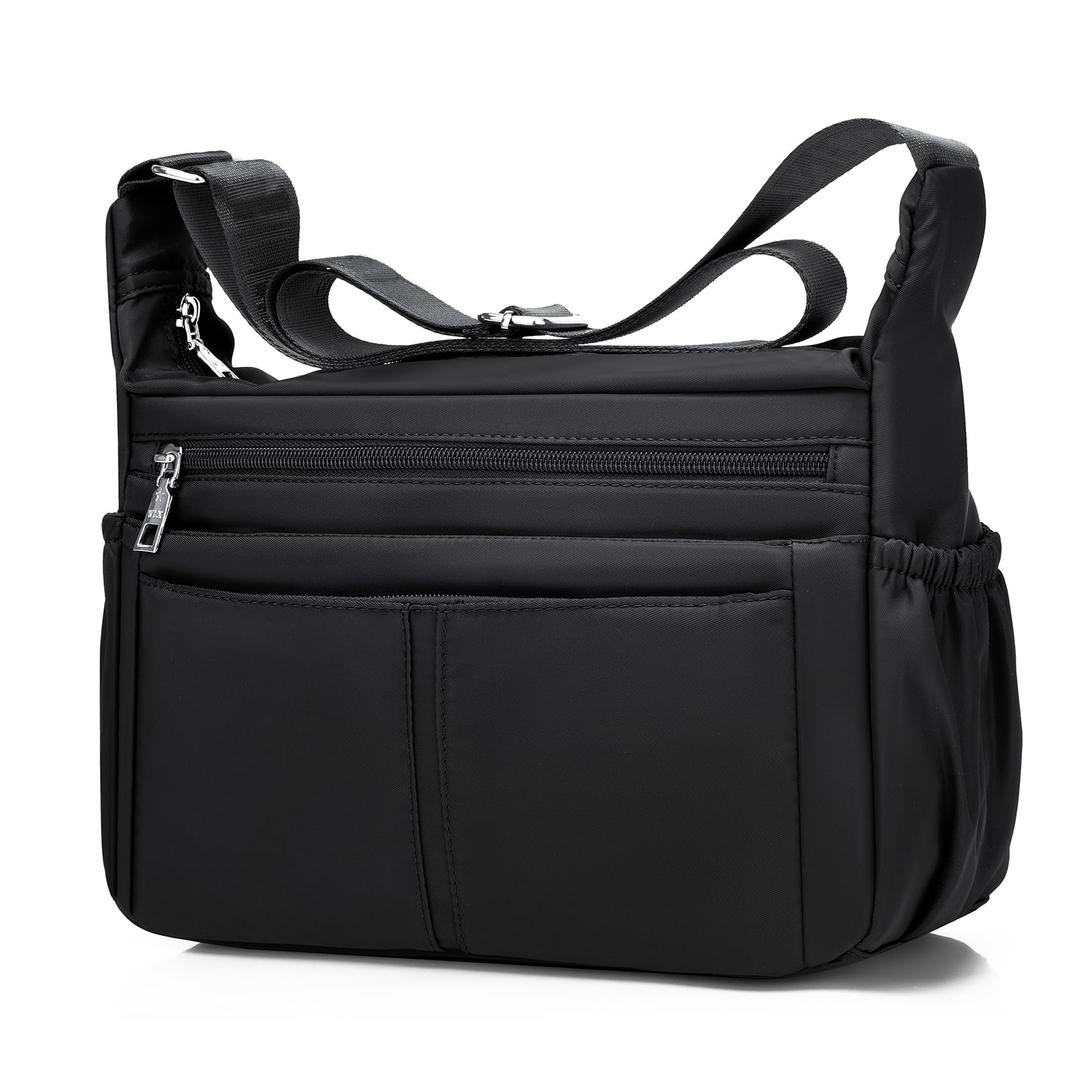 Carfond Women Shoulder Bag Multi-Pockets Handbag Water-Resistant Nylon ...