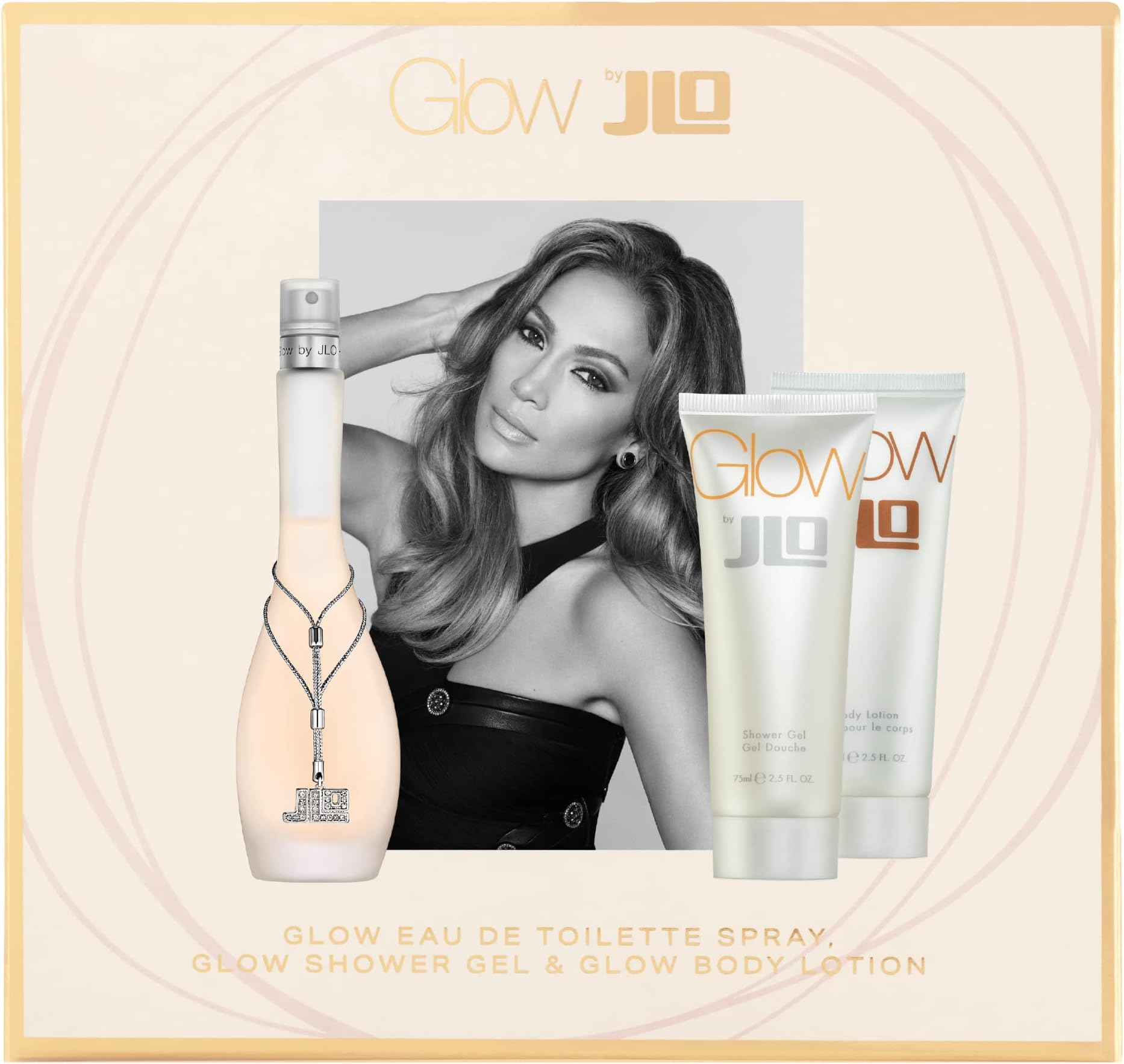 Amazon.com : Jennifer Lopez Glow Gift Set - Eau De Toilette 50ml ...