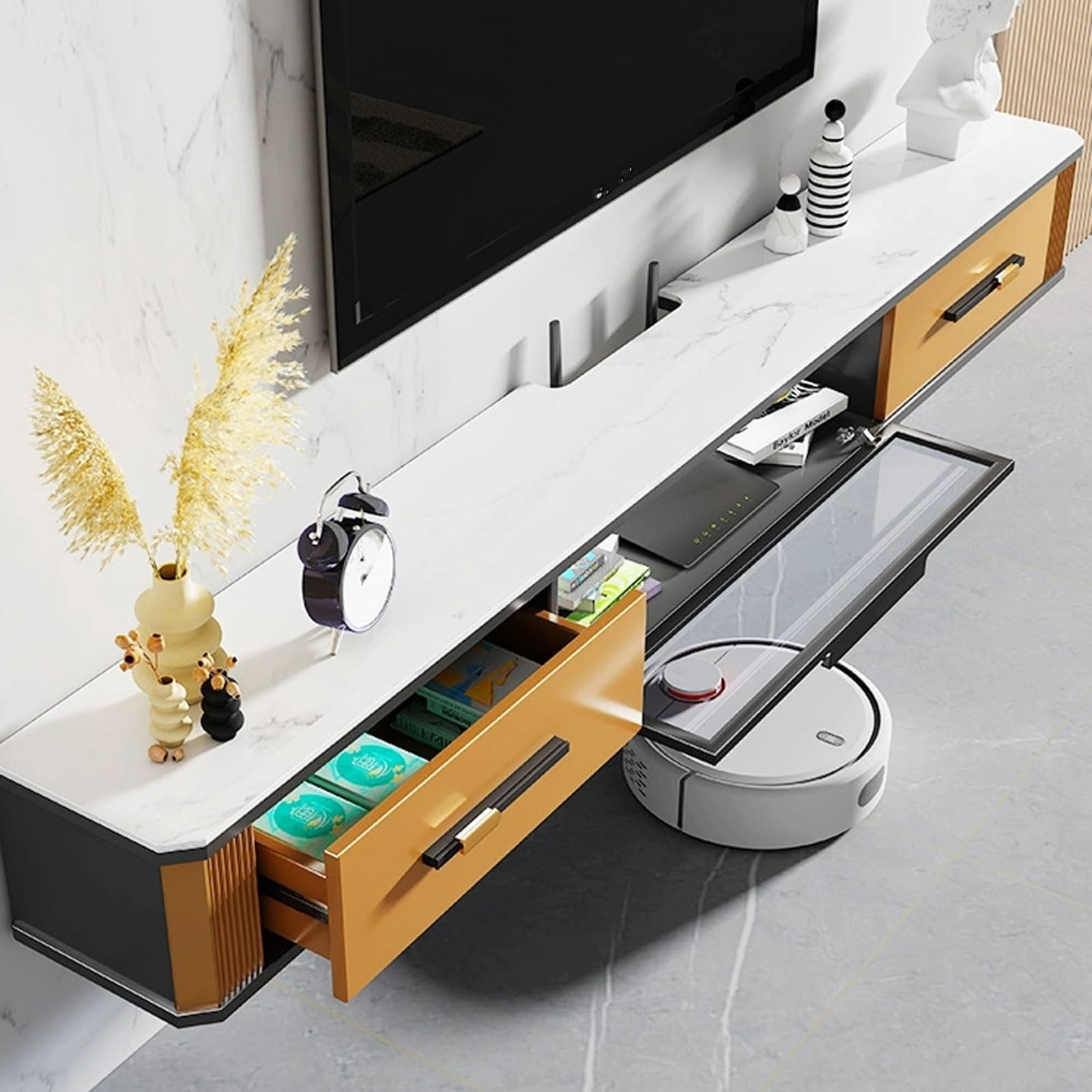 Tv Stand With Shutter Doors
