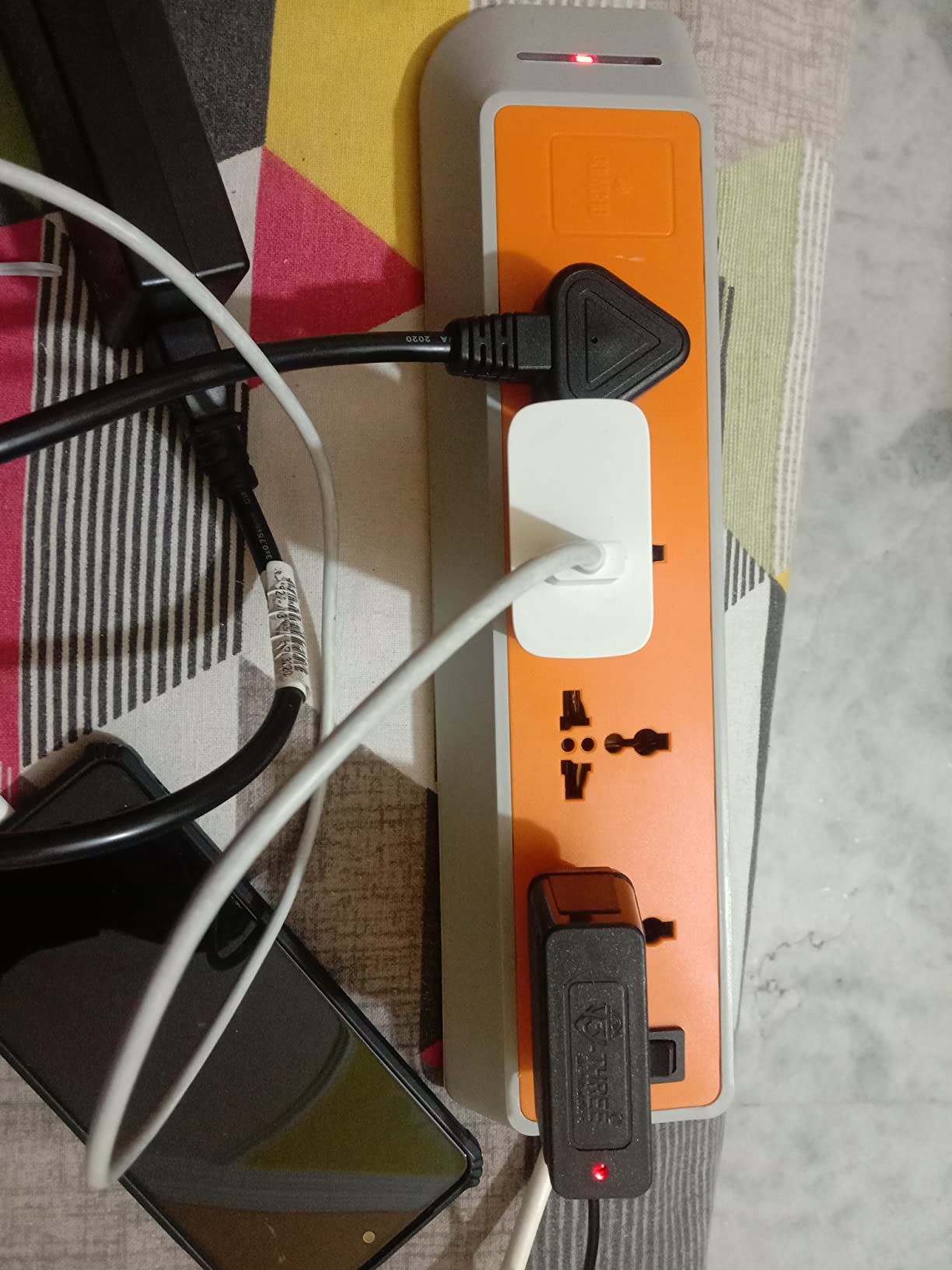 Buy Polycab 4-WAY EXTENSION BOARD WITH SURGE PROTECTION 4 Socket ...