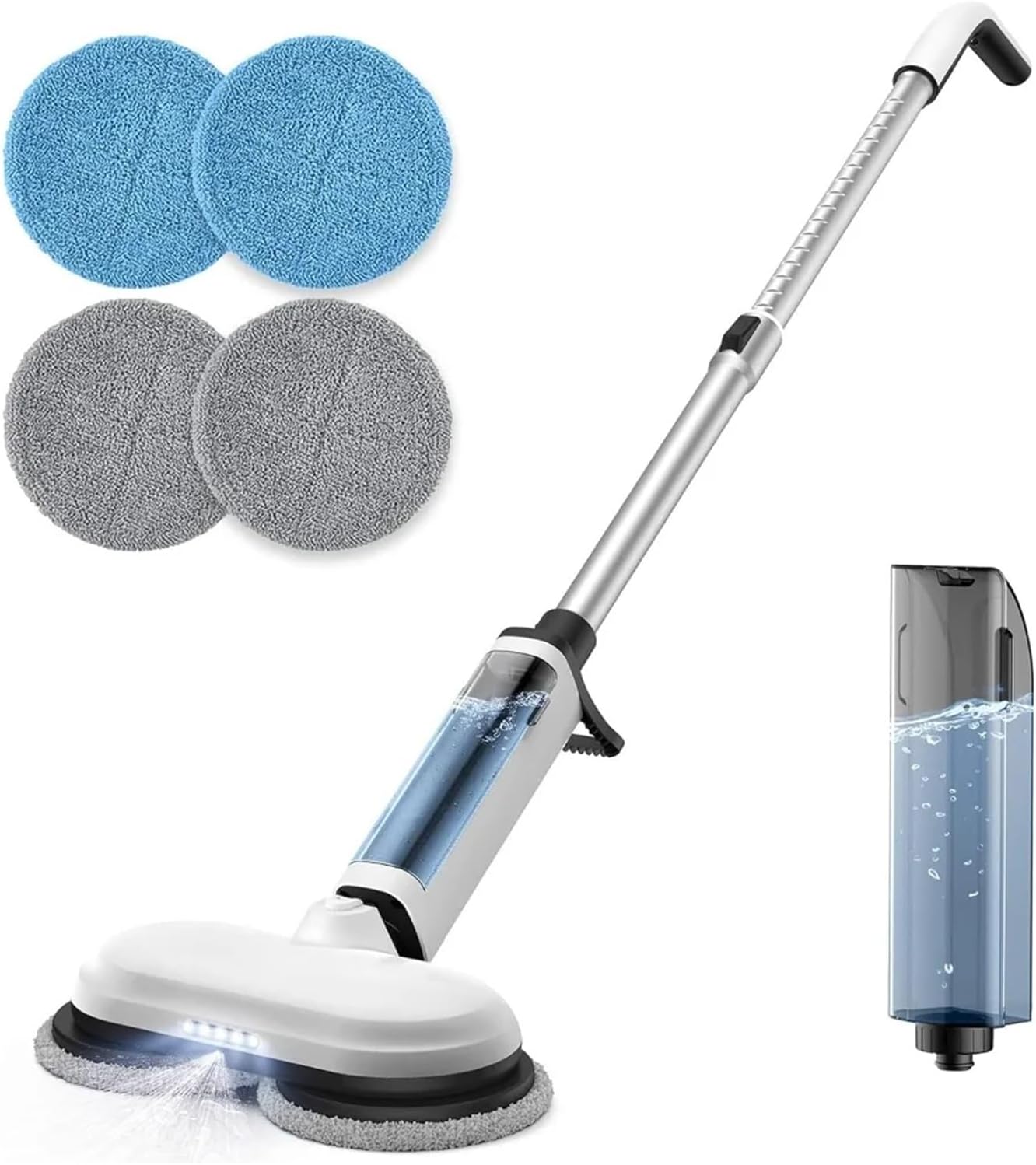 EtliN Cordless Electric mop, Dual Motor Electric Rotary mop, with ...