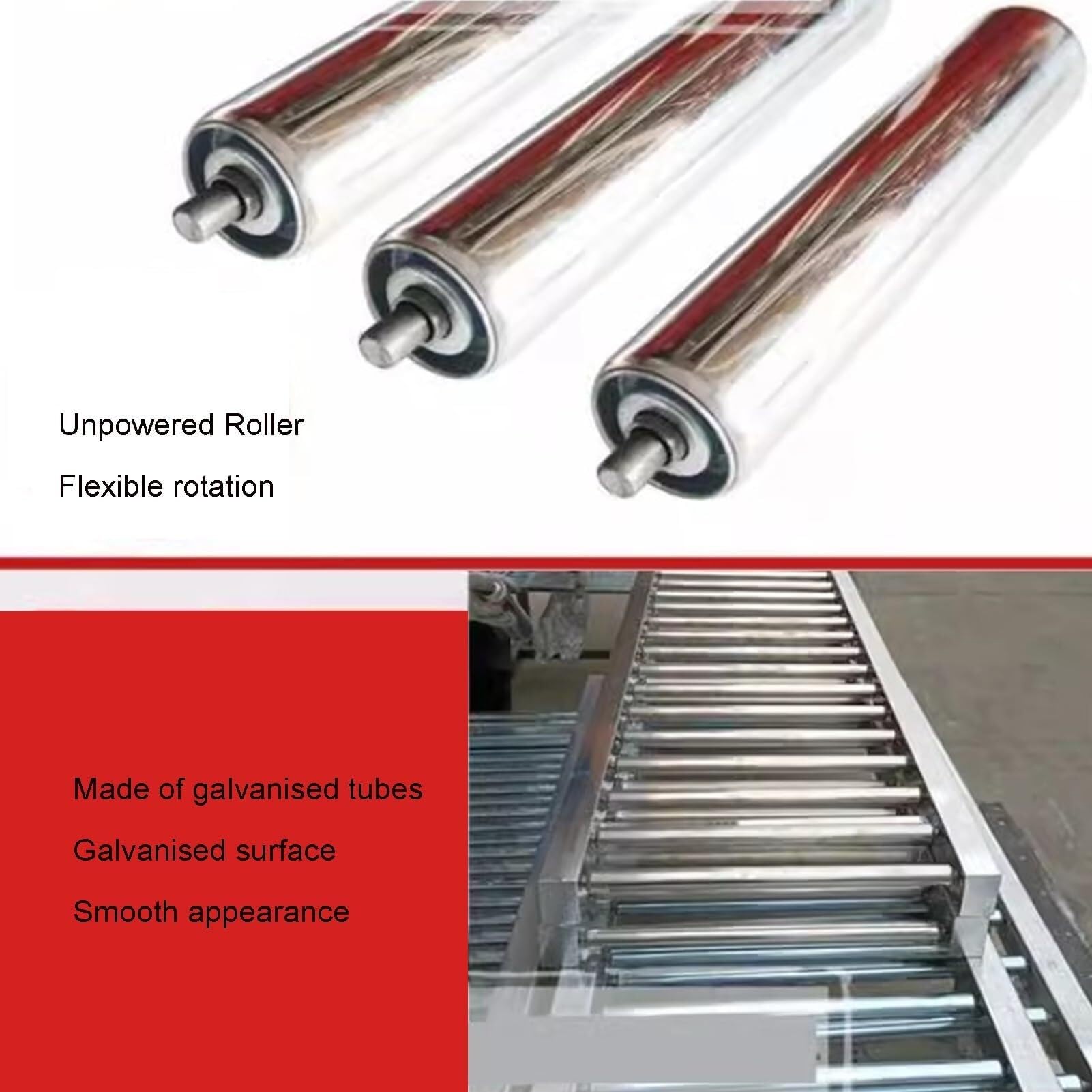Gravity Conveyors Collapsible Expandable Roller Conveyors (EXCNV)