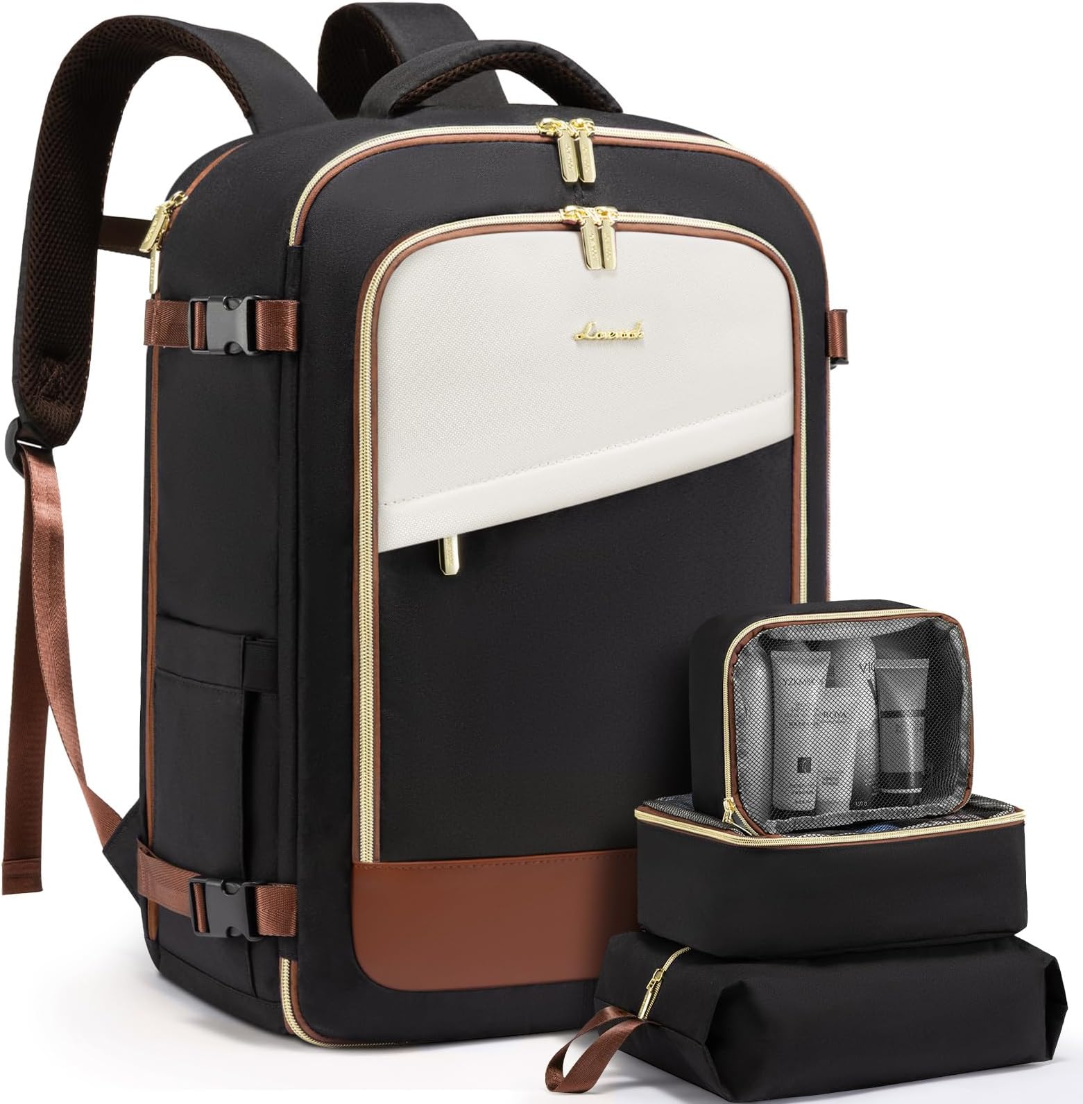 LOVEVOOK Handgepäck Rucksack Flugzeug, Rucksack Herren Damen mit ...