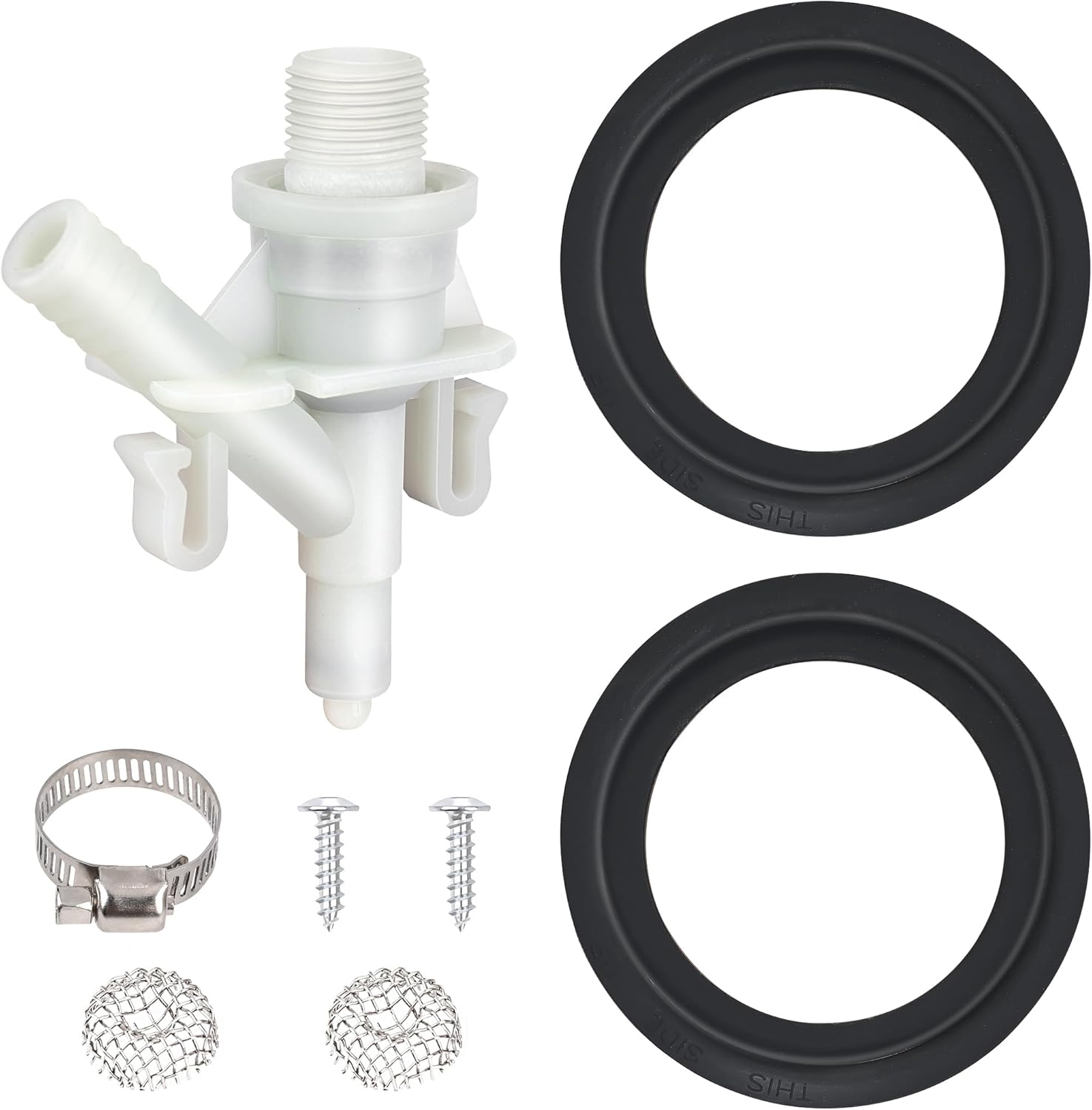Amazon.com: 385311641 RV Toilet Water Valve Kit Replacement for Sealand ...
