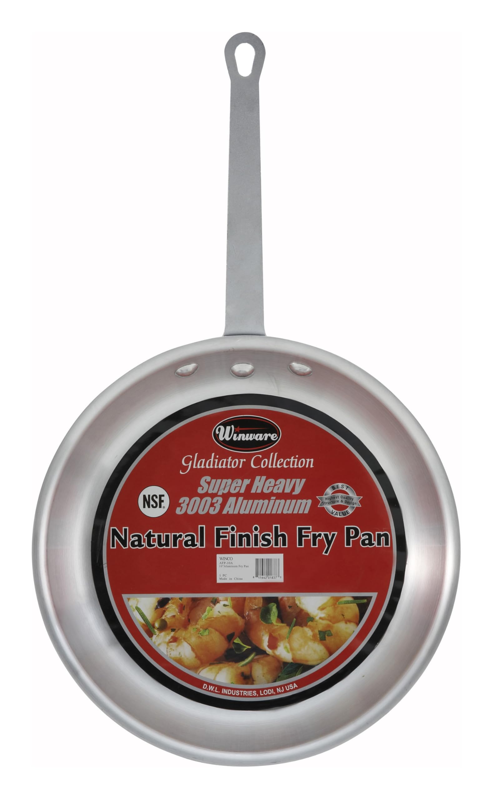 Amazon.com: Winco AFP-14A Commercial-Grade Aluminium Fry Pan/Skillet ...