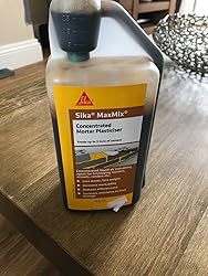 Sika MaxMix Concentrated Mortar Plasticiser Admixture, 1 Litre, Brown ...