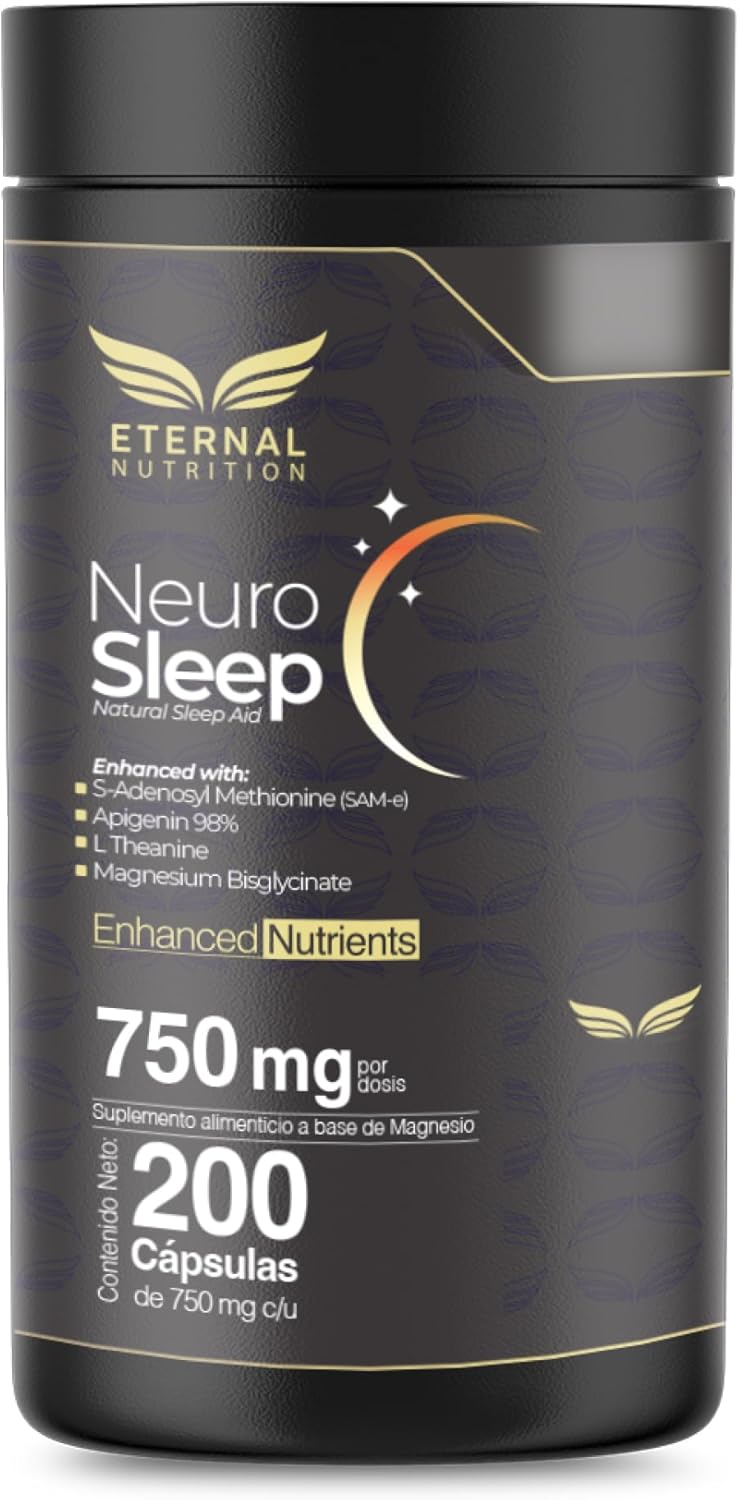 NEUROSLEEP STACK 200 capsulas (750mg por porcion) Bisglicinato de ...