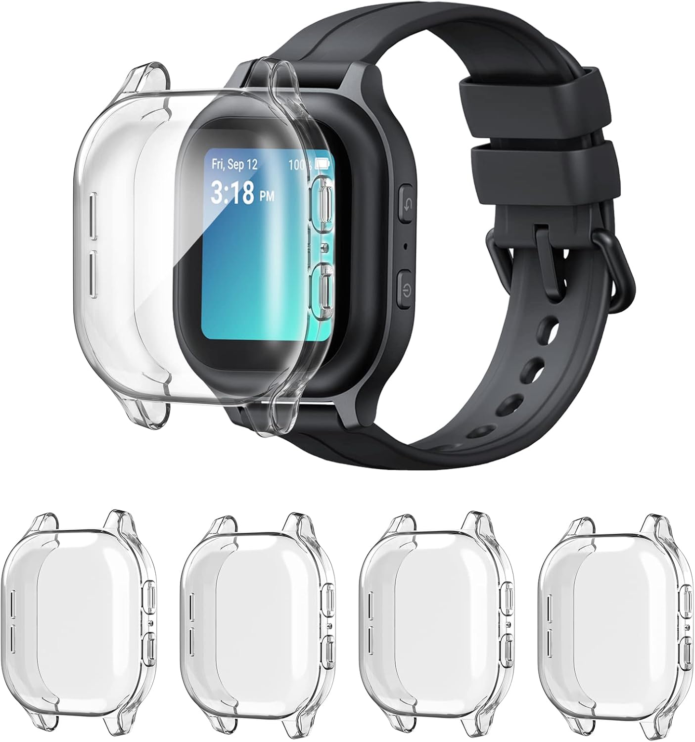 Amazon.com: Valband 4 Packs Screen Protector Compatible with Gabb Watch ...