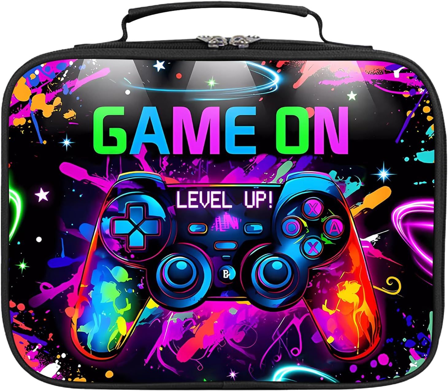 Amazon.com: Gamer Lunch Box for Boys, Insulated Reusable Video Game ...